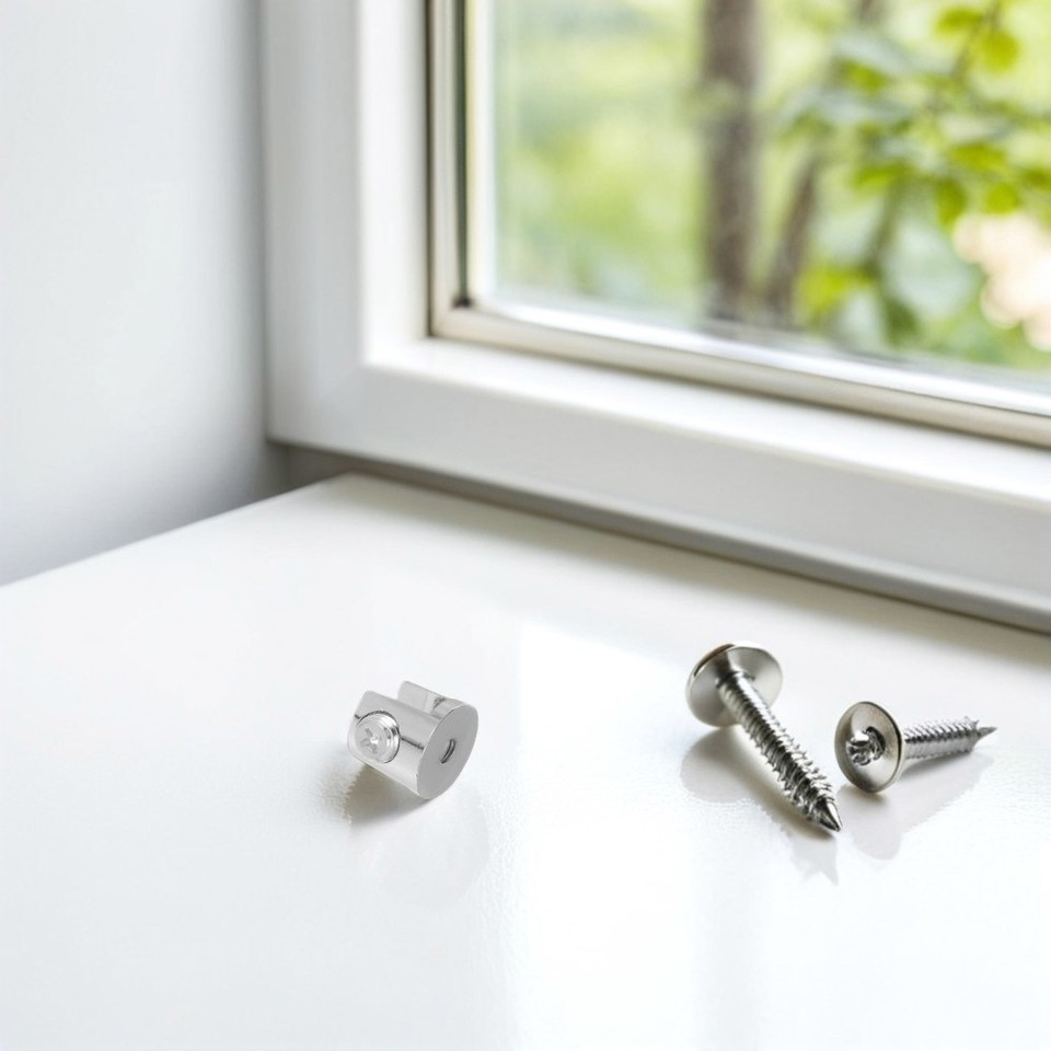 16 Pcs Glass Panel Clips Shelf Bracket Clamp Mount Fixed for Bathroom ...