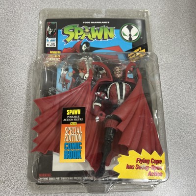 1994 Spawn Masked Flying Cape Action Figure Series 1 Comic Todd ...