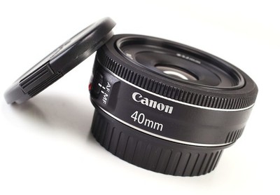 Canon EF Pancake 40mm F2.8 STM Macro AF Prime Lens For EOS DSLR Front ...