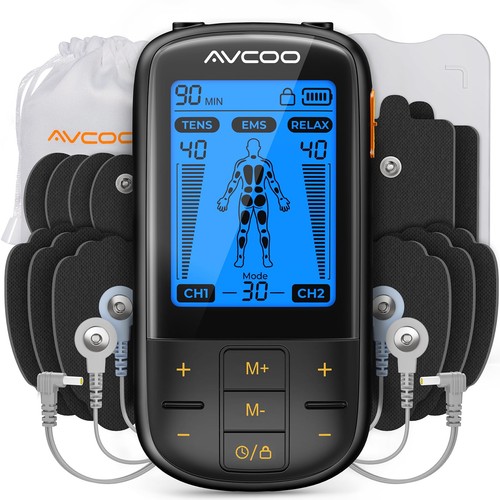 3-in-1 TENS Unit Muscle Stimulator with 30 Modes, 40 Intensities TENS ...