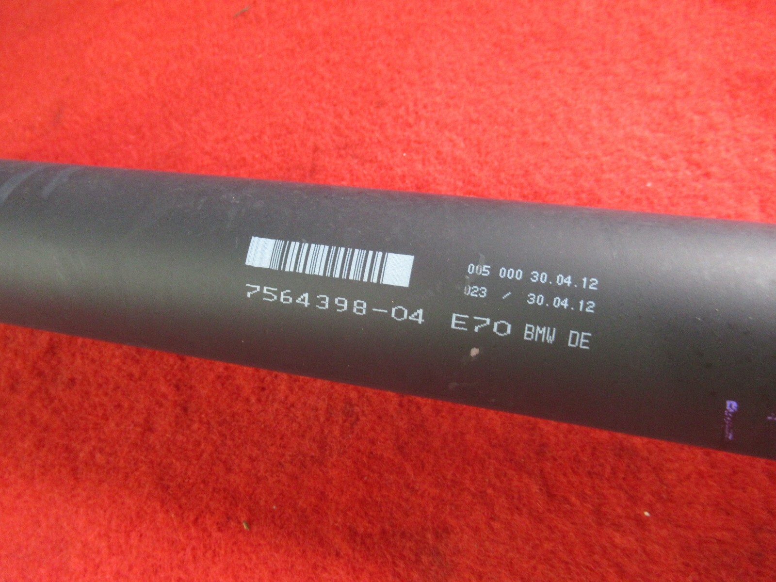 2010 BMW X6 M Rear Drive Shaft Propeller 26107564398 for sale online | eBay