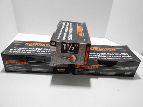 NEW Remington Lot of 3 Boxes Power Fasteners 1 1/2" 38mm 77560 300 ...