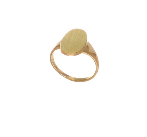 14k 9.0x14.5mm Oval Open Back Signet Ring RS189 883957467535| eBay