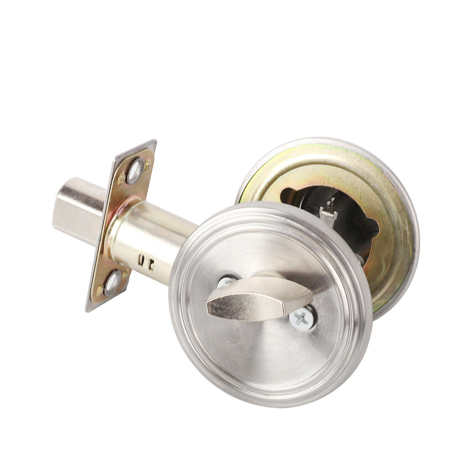 Single Cylinder Deadbolt Dead Bolt Door Lock with 3 Keys for 30-50mm ...