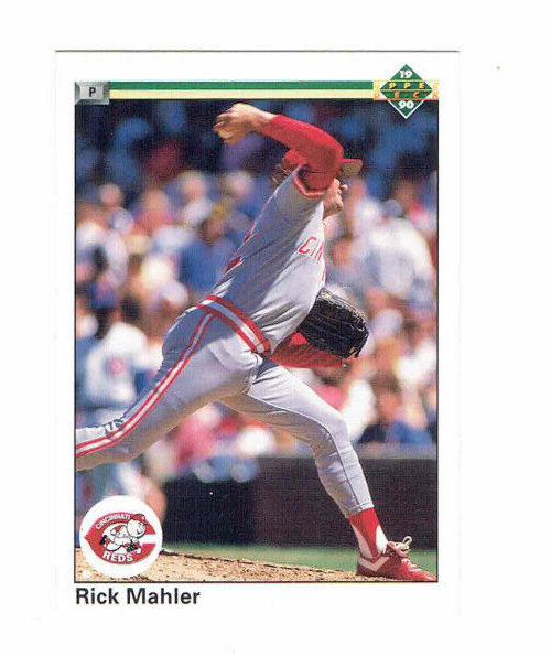 Rick Mahler Cincinnati Reds Pitcher #220 Upper Deck 1990 #Baseball Card ...