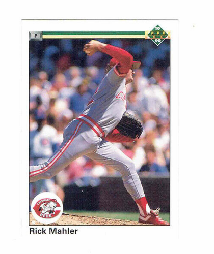 Rick Mahler Cincinnati Reds Pitcher #220 Upper Deck 1990 #Baseball Card ...