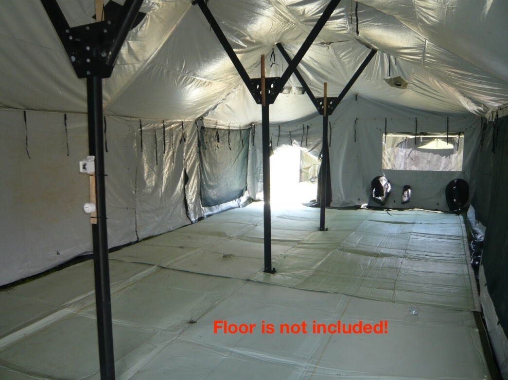 Green MGPT, Modular General Purpose Army Tent, Medium 18x36' | eBay