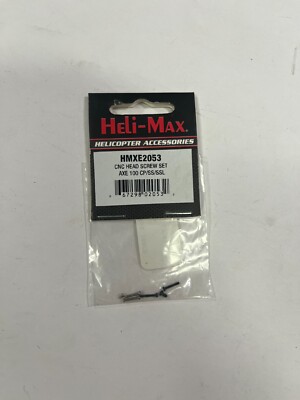 Heli Max CNC Head Screw Set Axe 100 CP SS SSL Rc Helicopter Heli-Max ...