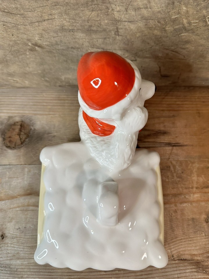 VINTAGE 2003 COCA-COLA POLAR BEAR VENDING MACHINE CHRISTMAS COOKIE JAR ...