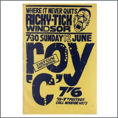 Roy C Ricky Tick Club 1966 Concert Poster (UK) | eBay UK