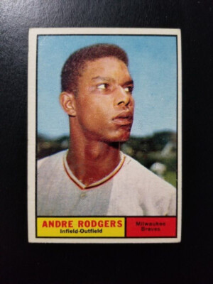 ANDRE RODGERS 1961 TOPPS BASEBALL CARD #183 MILWAUKEE BRAVES | eBay