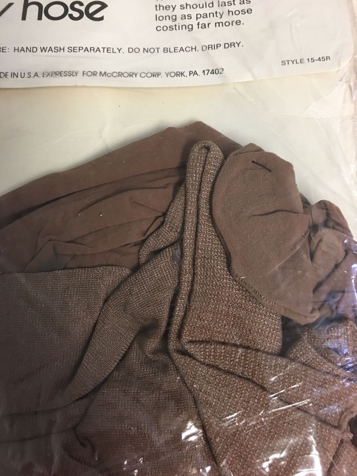 Vintage One Size Large Pantyhose Nylon Cinnamon 5'-5'8" 100-150 LB | eBay