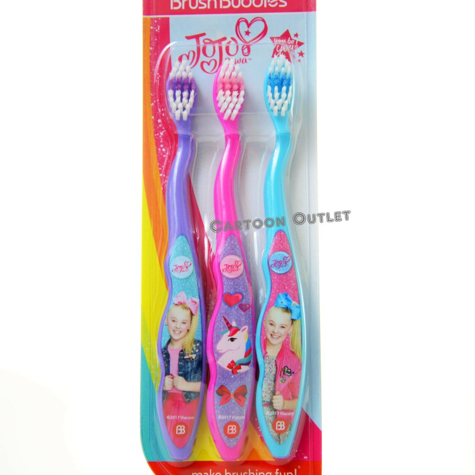 Jojo siwa Toothbrush PACK Birthday Gift New TOOTHBRUSHES SET EASTER ...