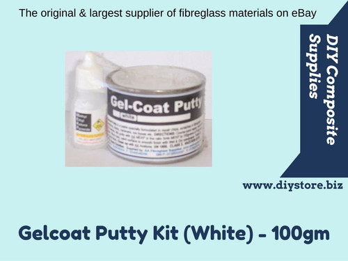 Gelcoat Putty - Fibreglass Repair Kit (White) - 100gm - FREIGHT PER ...