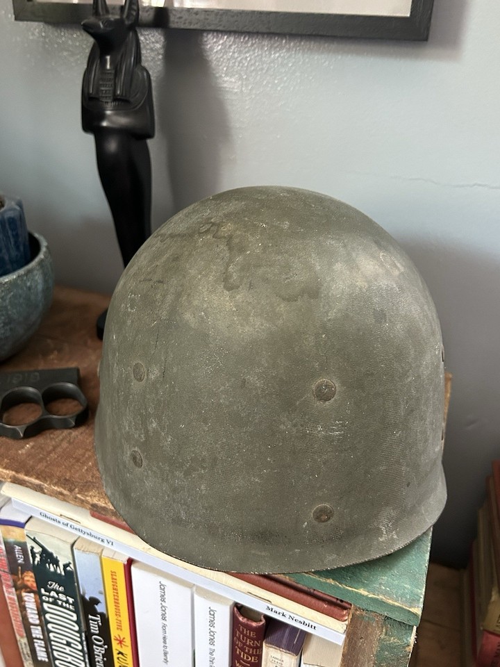 WWII 29th Infantry Division M1 Helmet Liner - Engraved Insignia, ETO ...