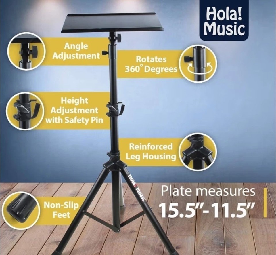 Hola! Projector Stand - Heavy Duty Multi-Function Tripod Stand for ...