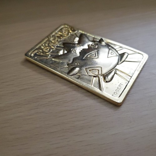 1999 Nintendo Pokemon Togepi 23k Gold Plated Card Burger King Promo | eBay