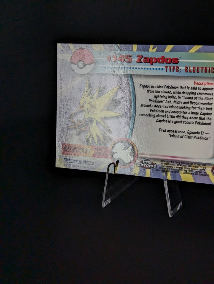 Zapdos #145 -[LP]- Pokemon Topps Chrome Series 2 | eBay