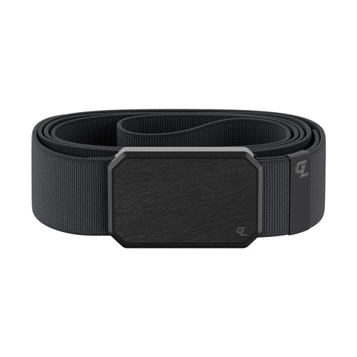 Groove Belt Gun Metal/Stone - Men's Stretch Nylon Belt with Magnetic ...