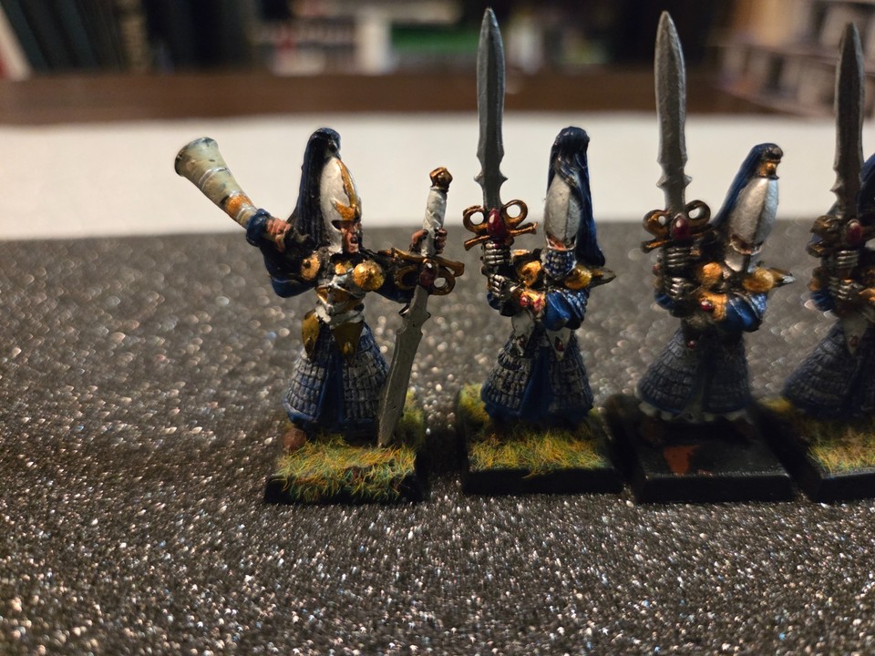 SwordMasters Of Hoeth High Elf Metal W/ Musician Warhammer Fantasy GW ...