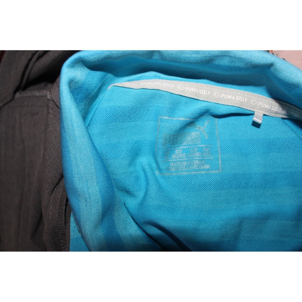 Puma Golf Vanderbilt Country Club Polo Shirt Blue Golf Athletic Mens XL ...