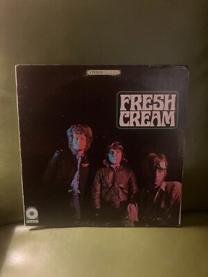 CREAM Fresh Cream LP Vinyl Purple/Tan Label Atco Records Eric Clapton ...