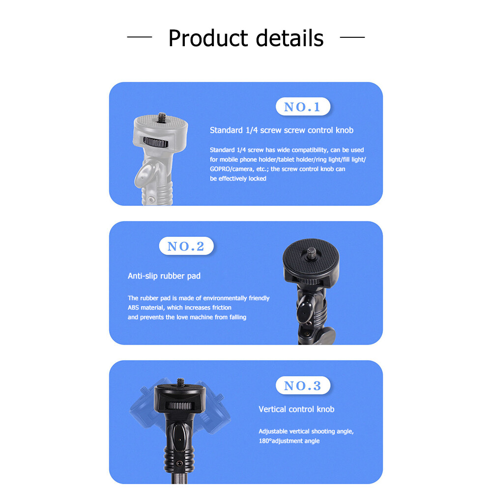 4-section Trigger Extendable Adjustable Telescopic Tripod for Camera ...