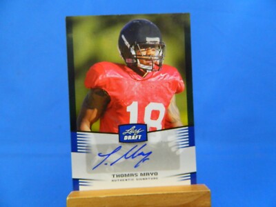 Thomas Mayo Leaf Draft 2012 Autograph Auto RC Rookie | eBay