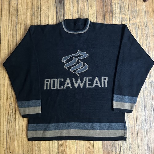 Y2K Rocawear Men's Long Sleeves Sweaters Sizes Xl | eBay