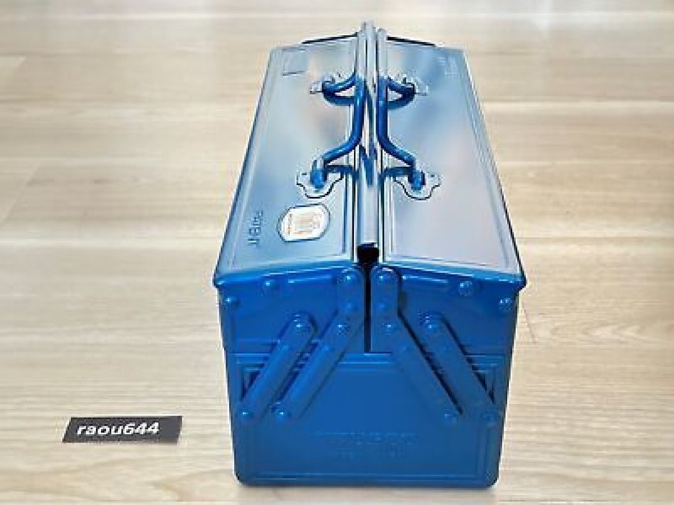 TRUSCO ST-350-B 2-stage tool box 350X160X215 Blue from Japan | eBay