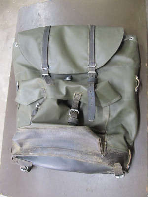 Vintage Swiss Army Military Backpack Rubberized Rucksack Dated 1986 | eBay