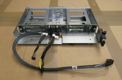 Dell R740XD 12x 3.5 Rear Hard Drive Cage 4x 2.5 Back Panel Kit HN1H8 ...