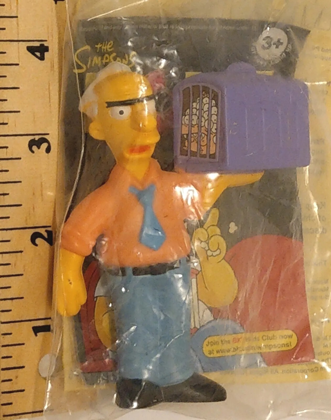 THE SIMPSONS MOVIE BURGER KING KIDS MEAL 2007 RUSS CARGILL TOY FIGURINE ...