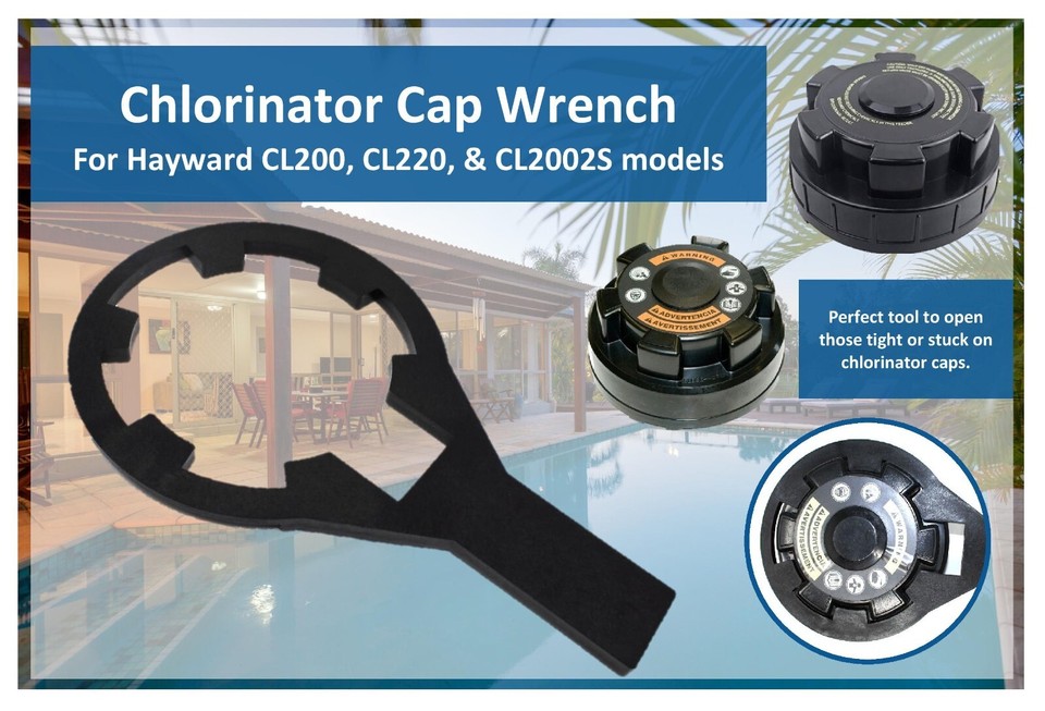 Aftermarket Hayward CL200 CL220 Chlorinator Lid Cap Wrench Opener Tool ...