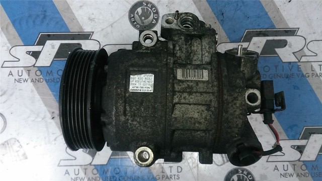 Volkswagen Polo 9n3 2006-2008 Aircon Pump Compressor Unit 6Q0820803J ...
