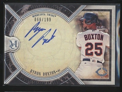 BYRON BUXTON 2018 Topps Museum Collection Autograph Auto /199 Minnesota ...