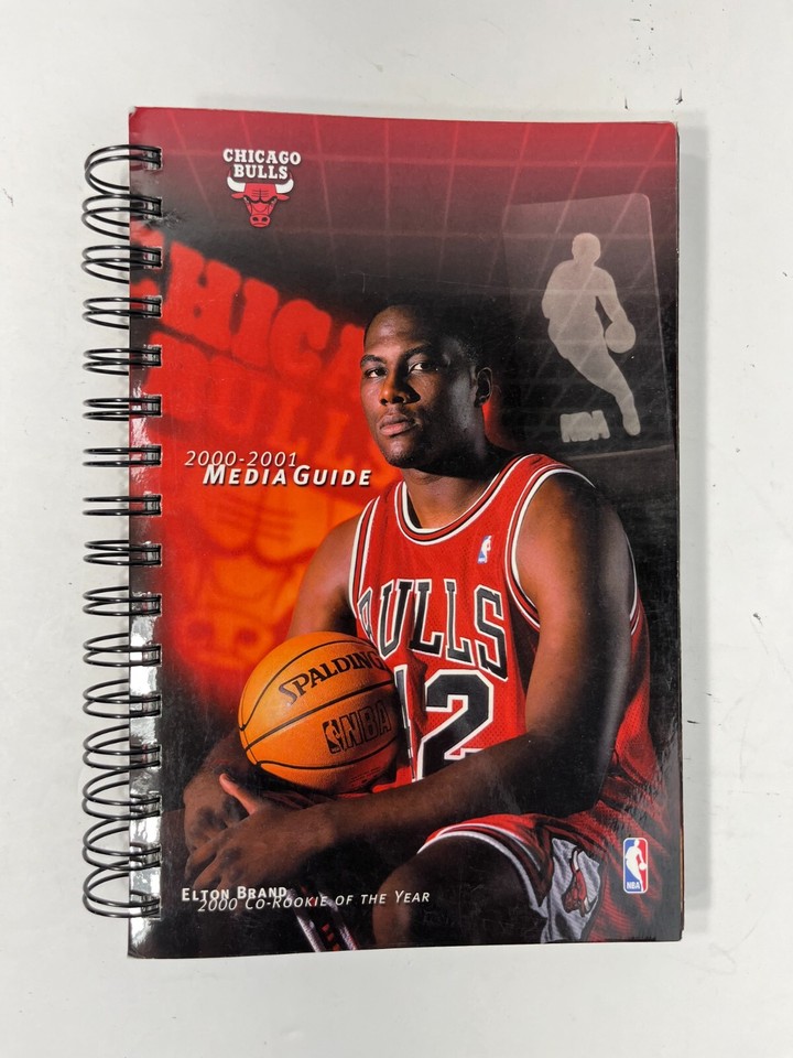 Chicago Bulls 2000-2001 Media Guide Book - Hard to Find - End of an Era ...