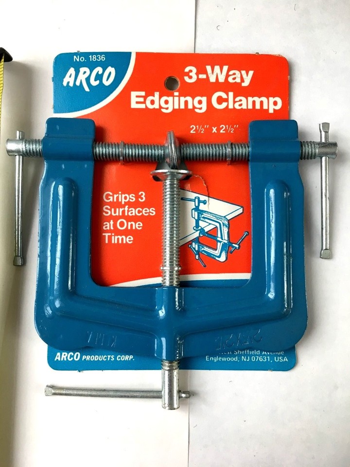 1 SET 3 WAY EDGING CLAMPS 2 1/2" x 2 1/2" NEW | eBay
