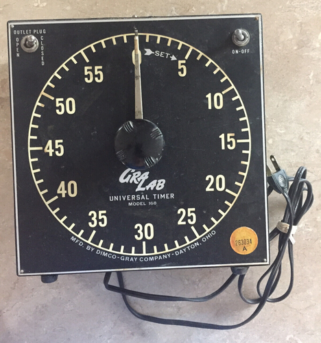 CRA LAB Universal Timer Model 168 Dimco-Gray Co. Tested & Works | eBay