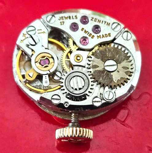VINTAGE~ZENITH~17J SWISS WATCH MOVEMENT (RUNNING) | eBay