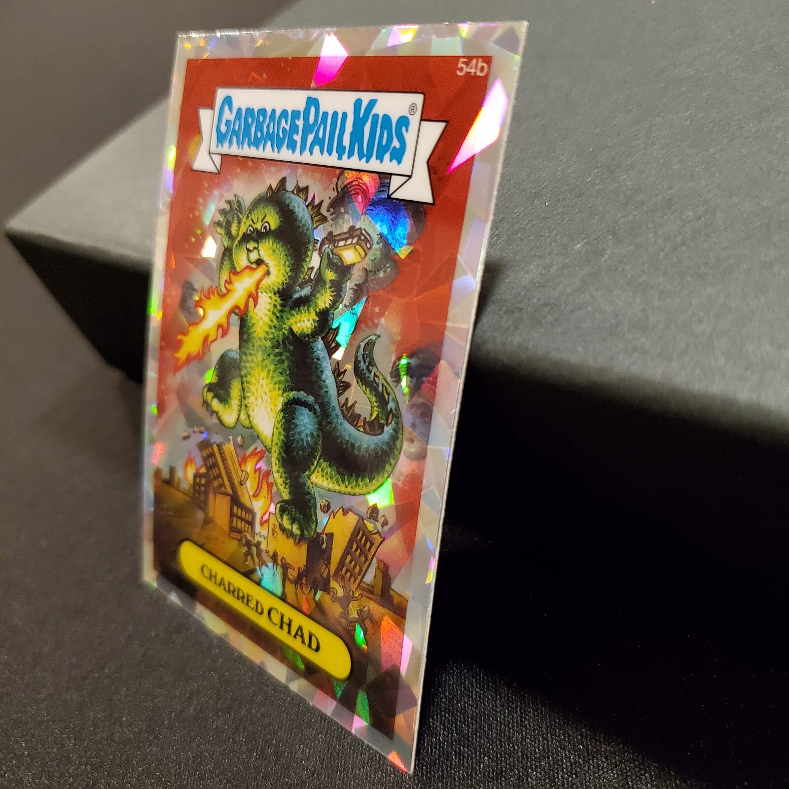 54b CHARRED CHAD Atomic Refractor 2014 Garbage Pail Kids Chrome Series ...