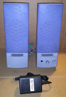 SONY VAIO PCVA-SP2 SPEAKER SYSTEM SET FOR COMPUTER + POWER ADAPTER | eBay