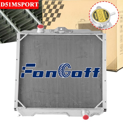 4 Row Radiator For 2002-2006 Hummer H1 6.6L/ 92-01 AM General Hummer 6 ...