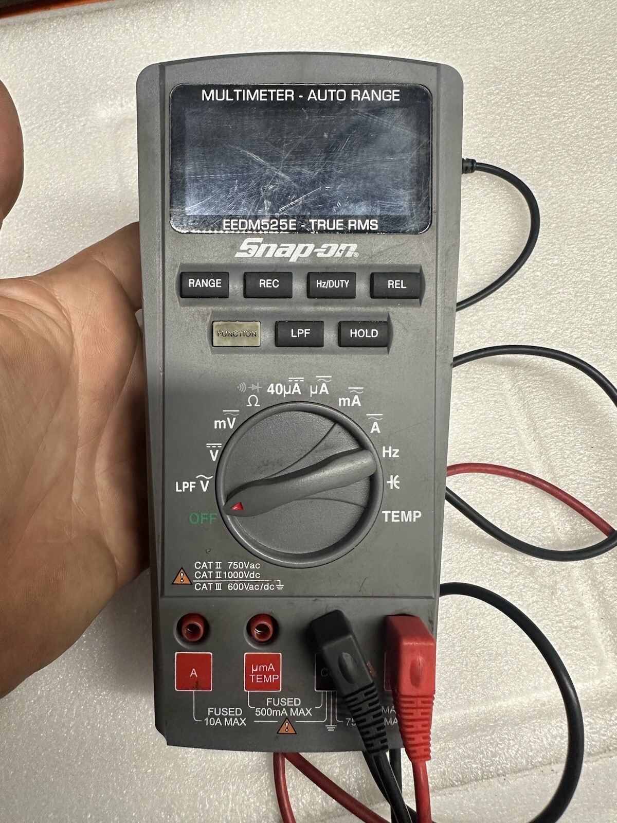 Snap-on EEDM525E Autoranging Digital Multimeter for sale online | eBay