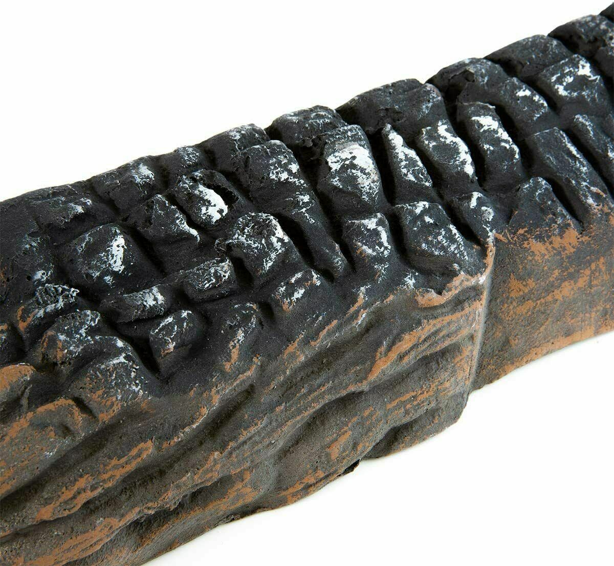 4pcs Ceramic fibre Wood Gas Fireplace Log Set Imitation Wood Propane ...