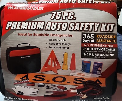 WeatherHandler 75pc Premium Auto Safety Kit !! | eBay