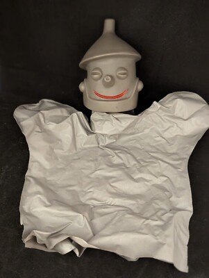 VINTAGE 1968 WIZARD OF OZ TIN MAN HAND PUPPET HEAD RUBBER & Original ...