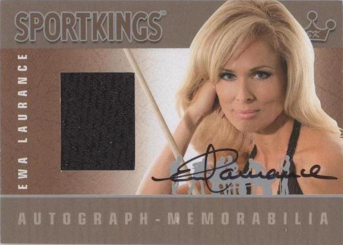 2010 Sportkings Series D - Autograph-Memorabilia Ewa Laurance #AM-EL1 ...