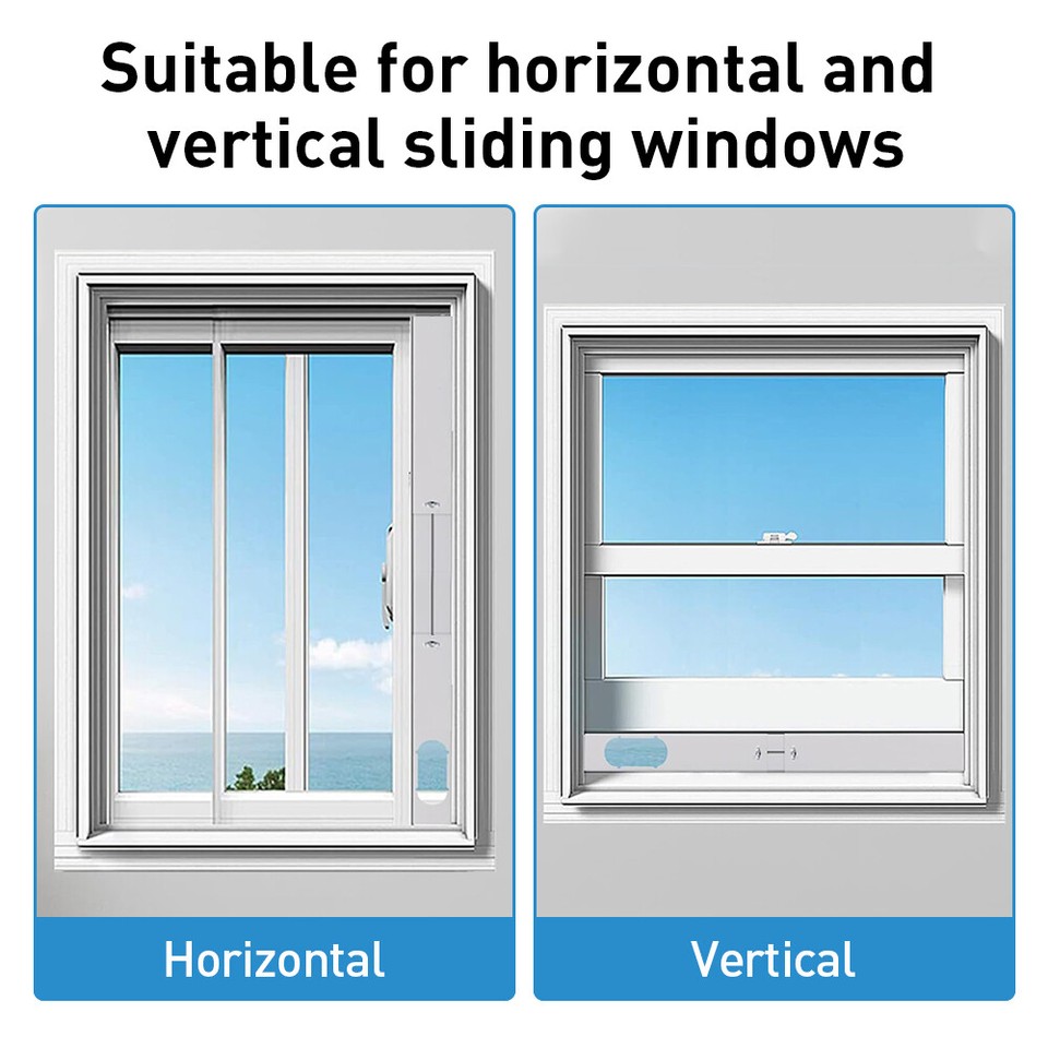 15cm Window Adaptor 55-165cm Window Slide Kit Plate for Portable Air ...