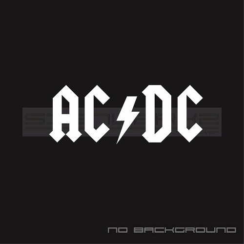 AC DC Decal Sticker Music Rock Band Pair | eBay